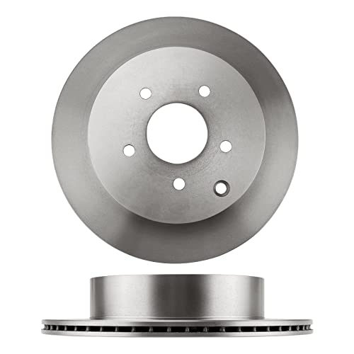Prolenz Brake Rotor, Rear Disc Brake Rotors for Murano 09-23,QX60 14-20,Pathfinder 13-20,FX35 03-12,Q50 14-22,JX35 13-13, Quest 04-09,QX70 14-17,M37 11-13, Car Disc Brake Rotor OEM# 980155,980155R