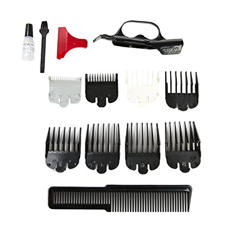Wahl Professional Icon Clipper - Full Size With Ultra Powerful V9000 Motor for Professional Barbers and Stylists - Model 8490-900, Black