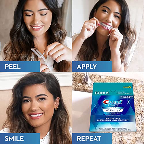 Crest 3D Whitestrips, Professional Effects, Teeth Whitening Strip Kit, 44 Strips (22 Count Pack)