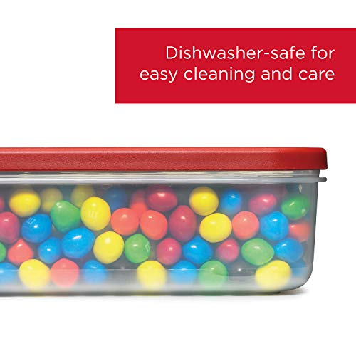Rubbermaid Modular Premium Food Storage Containers with Lids, 10-Piece, Clear