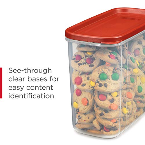 Rubbermaid Modular Premium Food Storage Containers with Lids, 10-Piece, Clear