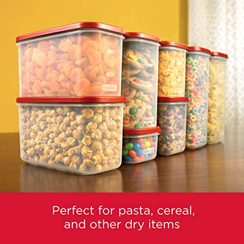 Rubbermaid Modular Premium Food Storage Containers with Lids, 10-Piece, Clear