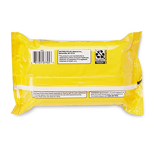 FLUSHABLE HEMORROIDAL MEDICATED WIPES