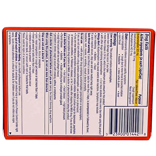 Vicks Vicks Dayquil Liquicaps, 16 Each (Pack of 2)