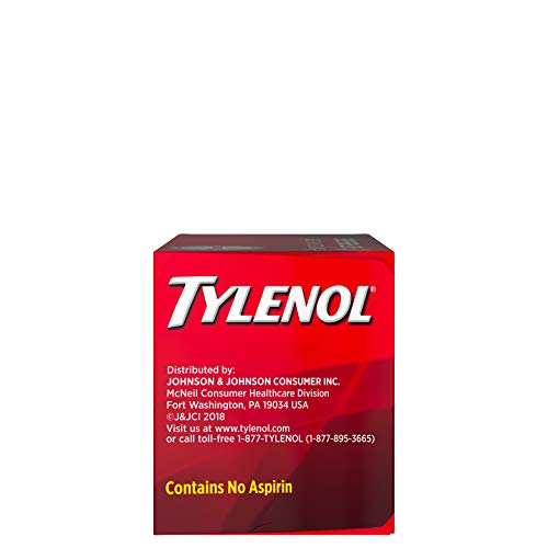 Tylenol Extra Strength Caplets with 500 mg Acetaminophen, Pain Reliever & Fever Reducer, 225 ct