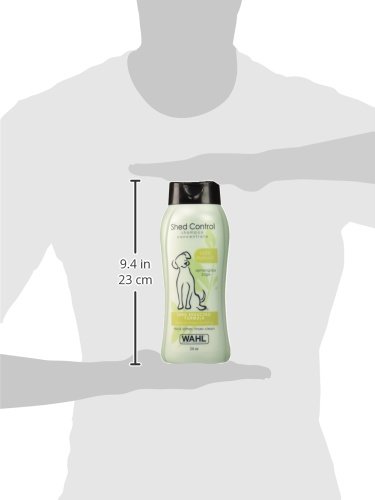 WAHL Shed Control Pet Shampoo for Dog Shedding & Dander β Lemongrass, Sage, Oatmeal, & Aloe for Healthy Coats & Skin β 24 Oz - Model 820005A