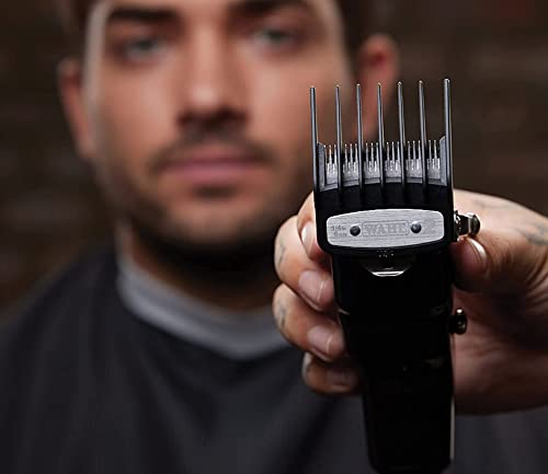 Wahl Professional 5-Star Balding Clipper with V5000+ Electromagnetic Motor and 2105 Balding Blade for Ultra Close Trimming, Outlining and for Full Head Balding for Professional Barbers - Model 8110