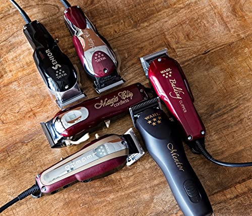 Wahl Professional 5-Star Balding Clipper with V5000+ Electromagnetic Motor and 2105 Balding Blade for Ultra Close Trimming, Outlining and for Full Head Balding for Professional Barbers - Model 8110