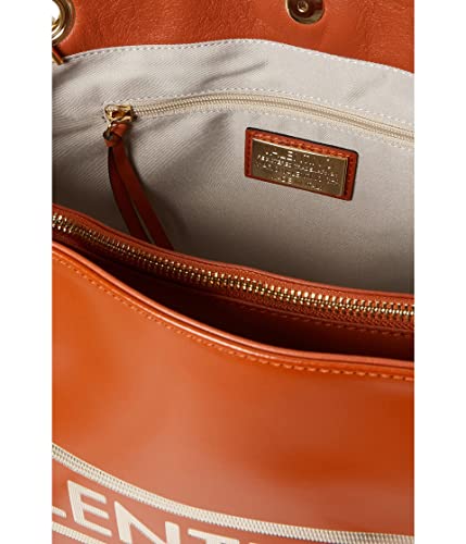 Valentino Bags by Mario Valentino Luisa Lavoro Gold Brick Red One Size