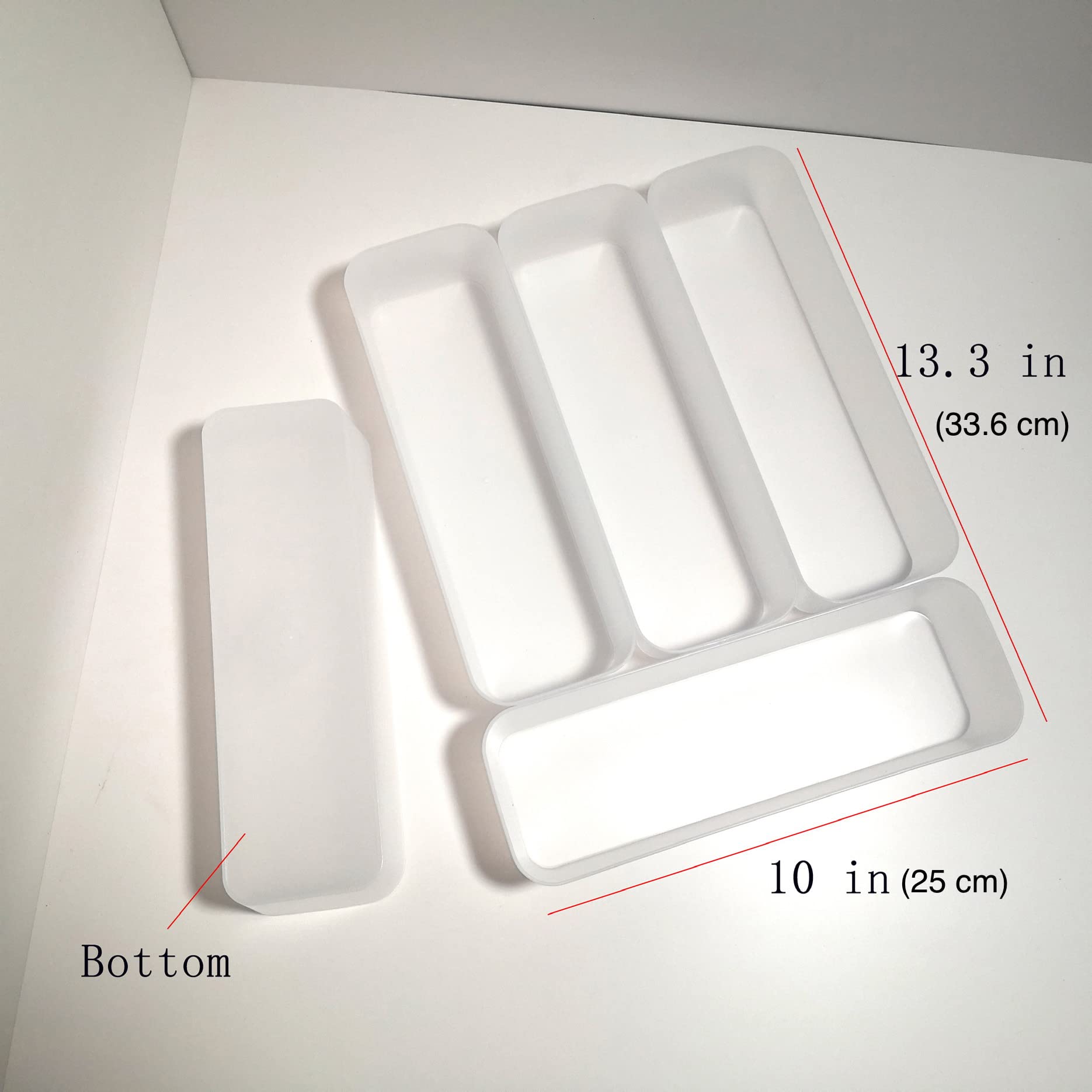 Silverware Organizer small Cutlery Organizer Set Kitchen Drawer Tray Flatware Utensil Holder in small Drawer Divider Storage for Spoons Forks Box Organization