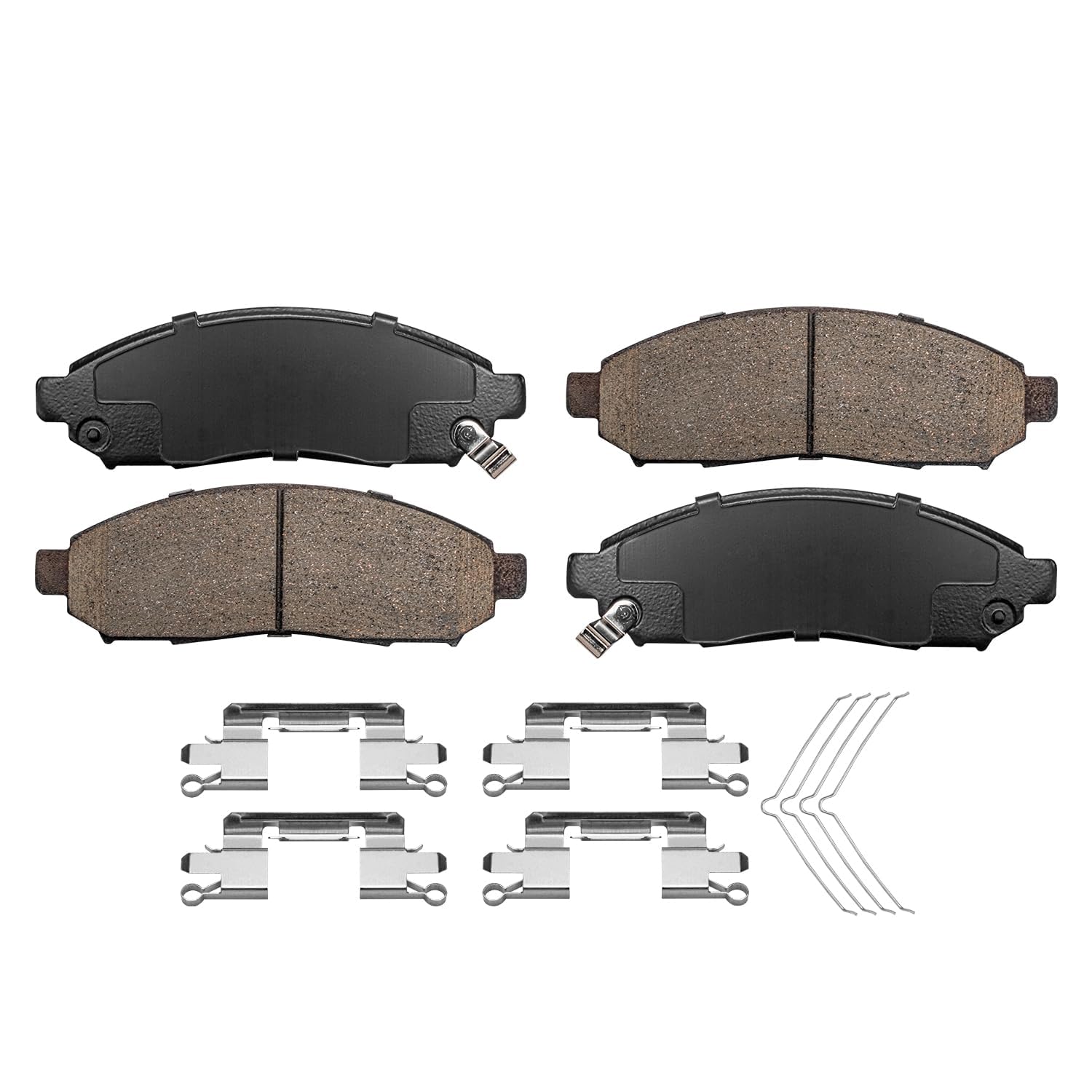 Detroit Axle - Front Brake Kit for Nissan Frontier Pathfinder Xterra Equator Replacement Brake Rotors and Ceramic Brakes Pads : 11.65" inch Rotors