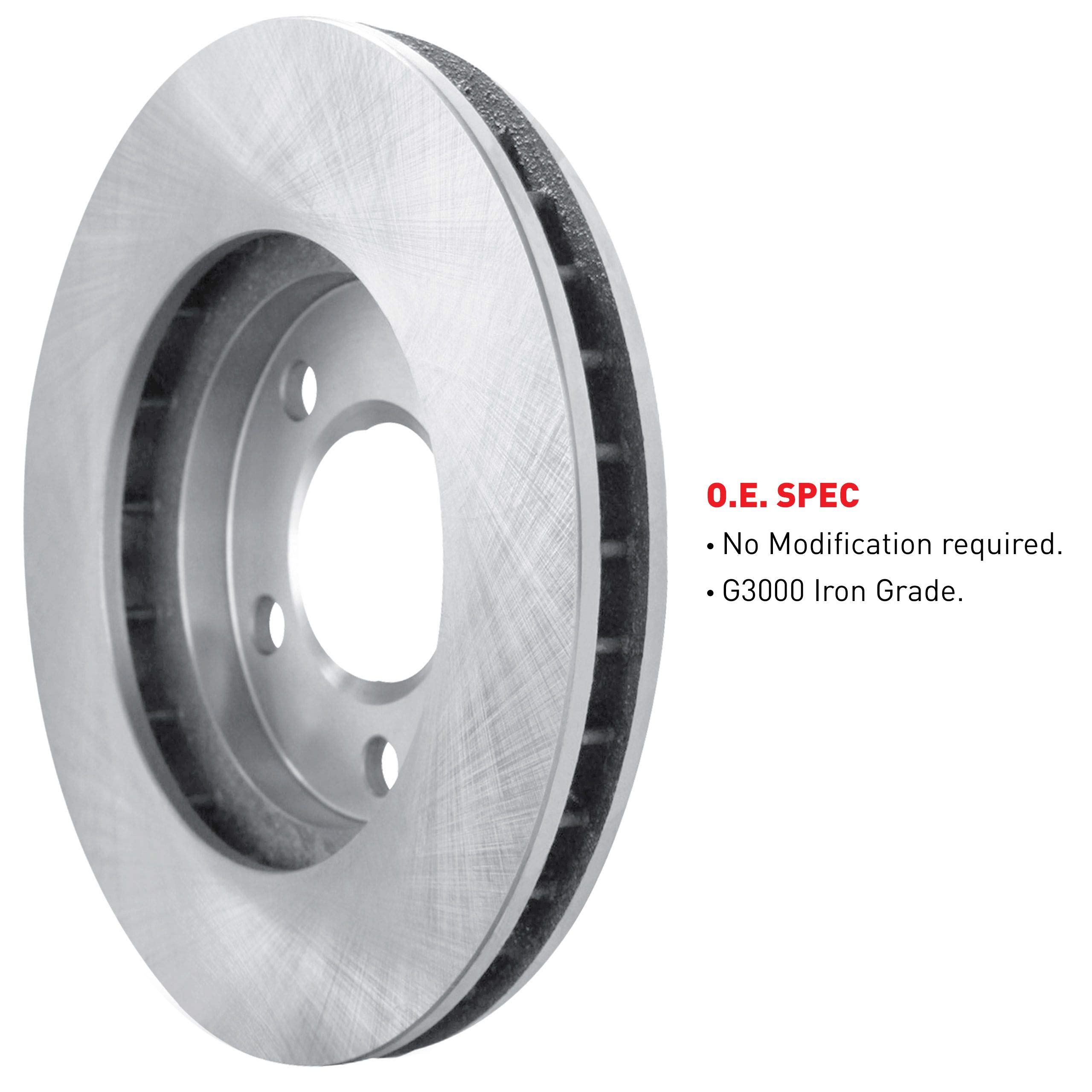 R1 Concepts Front Rear Brake Rotor Kit |Brake Rotors| Brake Disc|fits 2013-2022 INFINITI JX35, Q50, Q60, QX60; Nissan Murano, Pathfinder