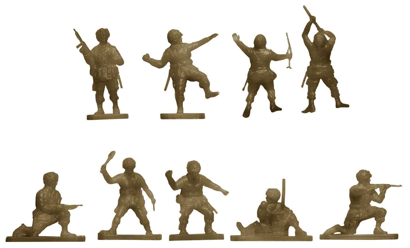 Airfix A00751 WWII US Troops Figures 1:72 Military Soldiers Plastic Model Kit, (Pack of 48)