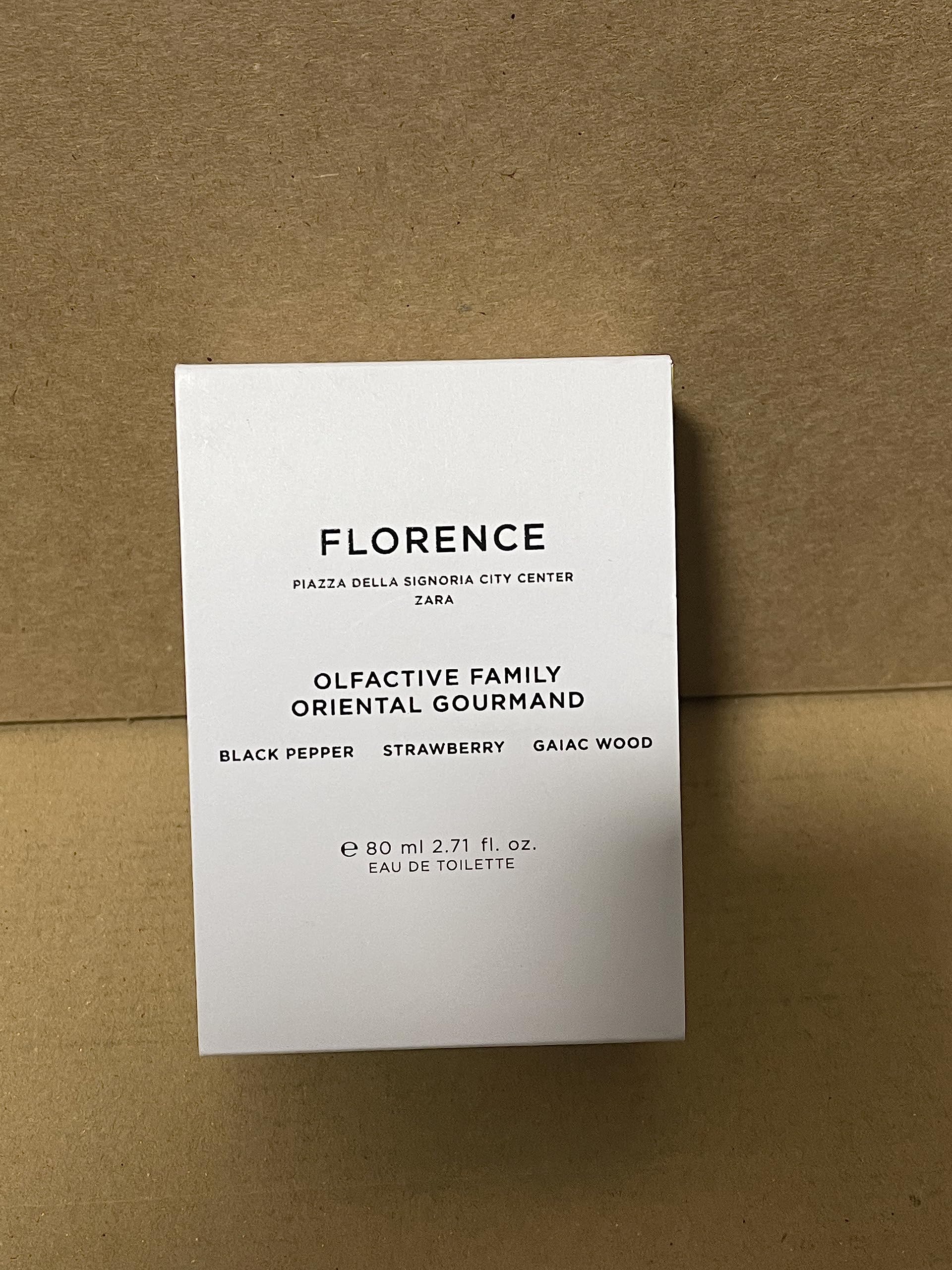 Zara FLORENCE EDT 80 ML (2.71 FL. OZ) Gourmand oriental eau de toilette
