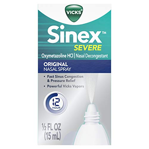 Vicks Sinex Severe Nasal Spray 0.50 oz (Pack of 8)