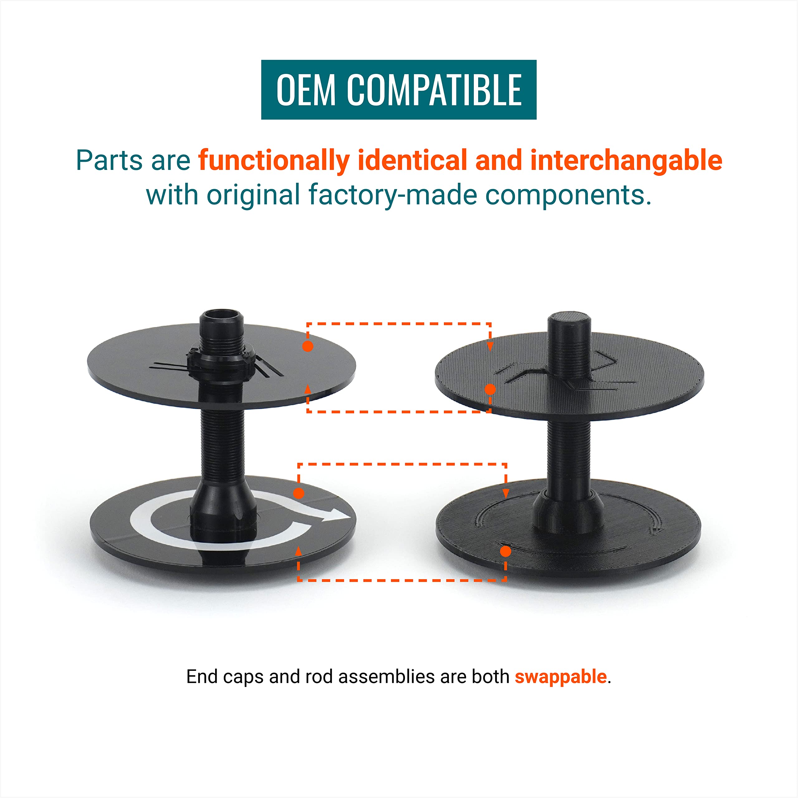 Replacement Spool Assembly/Label Holder/Spindle Part - Compatible with DYMO LabelWriter 550, 450, 400, & 300 Series Label Printers