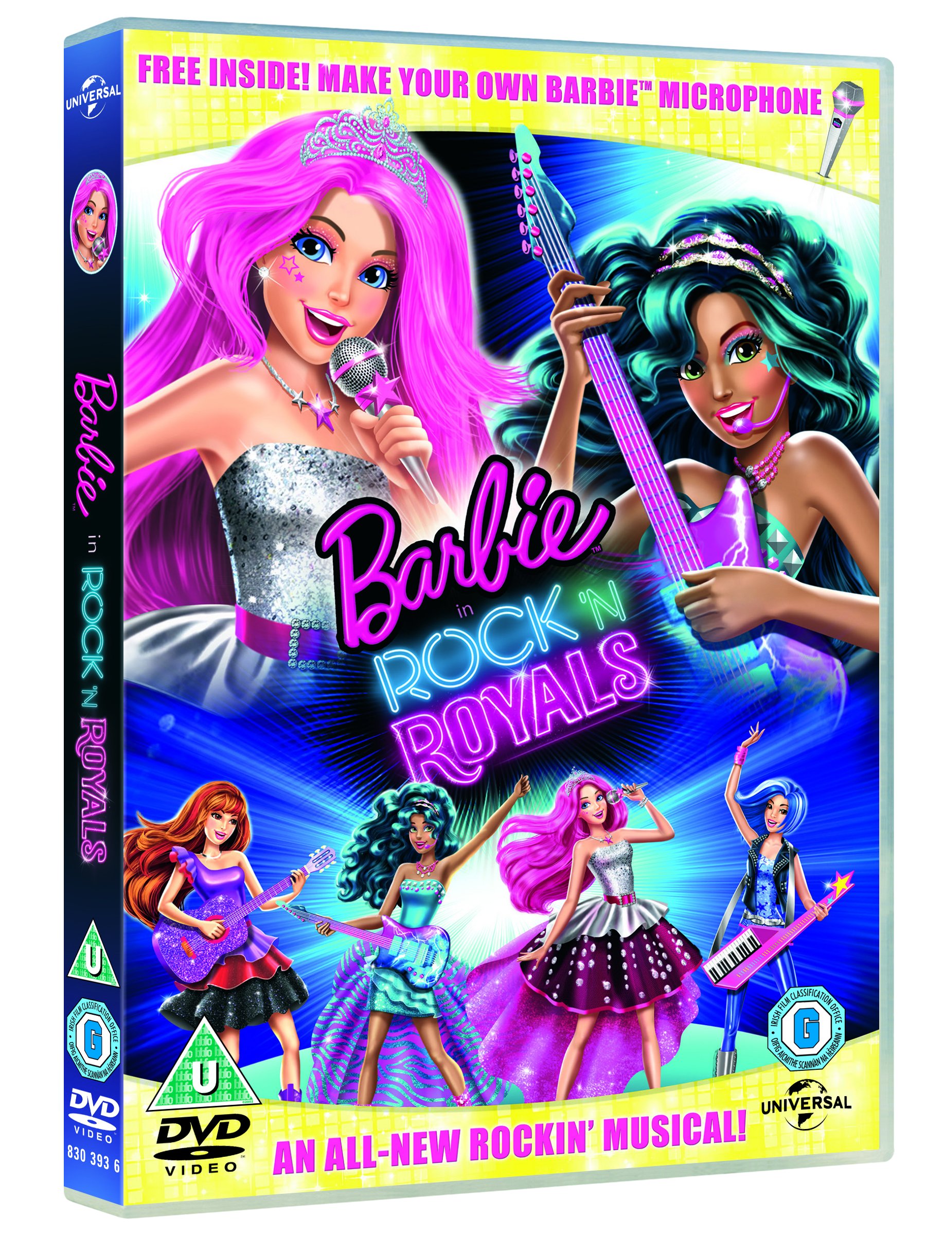 Barbie in Rock 'N Royals (includes Barbie gift) [DVD] [2015]