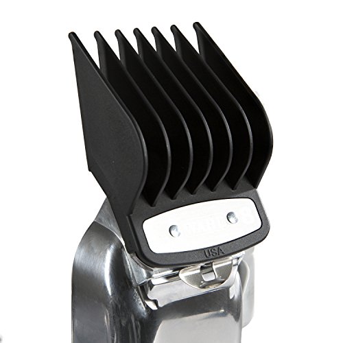 Wahl Professional Premium Black Cutting Guides #3171-500 - 1/8" to 1" - Fits All Full Size Wahl Clippers (Excludes Detachable Blade Clippers) 8 Pack
