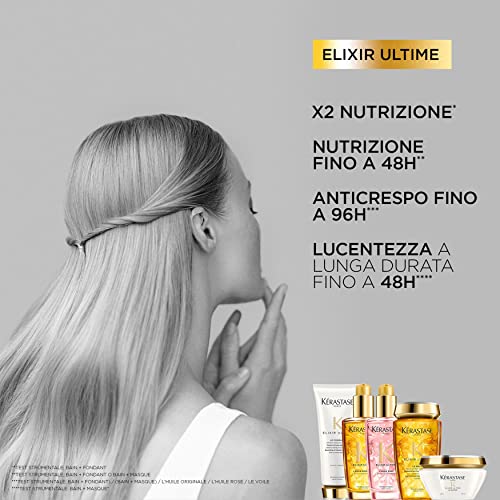 Kerastase Elixir Ultime L'huile Rose for Color Treated Hair, 3.4 Ounce