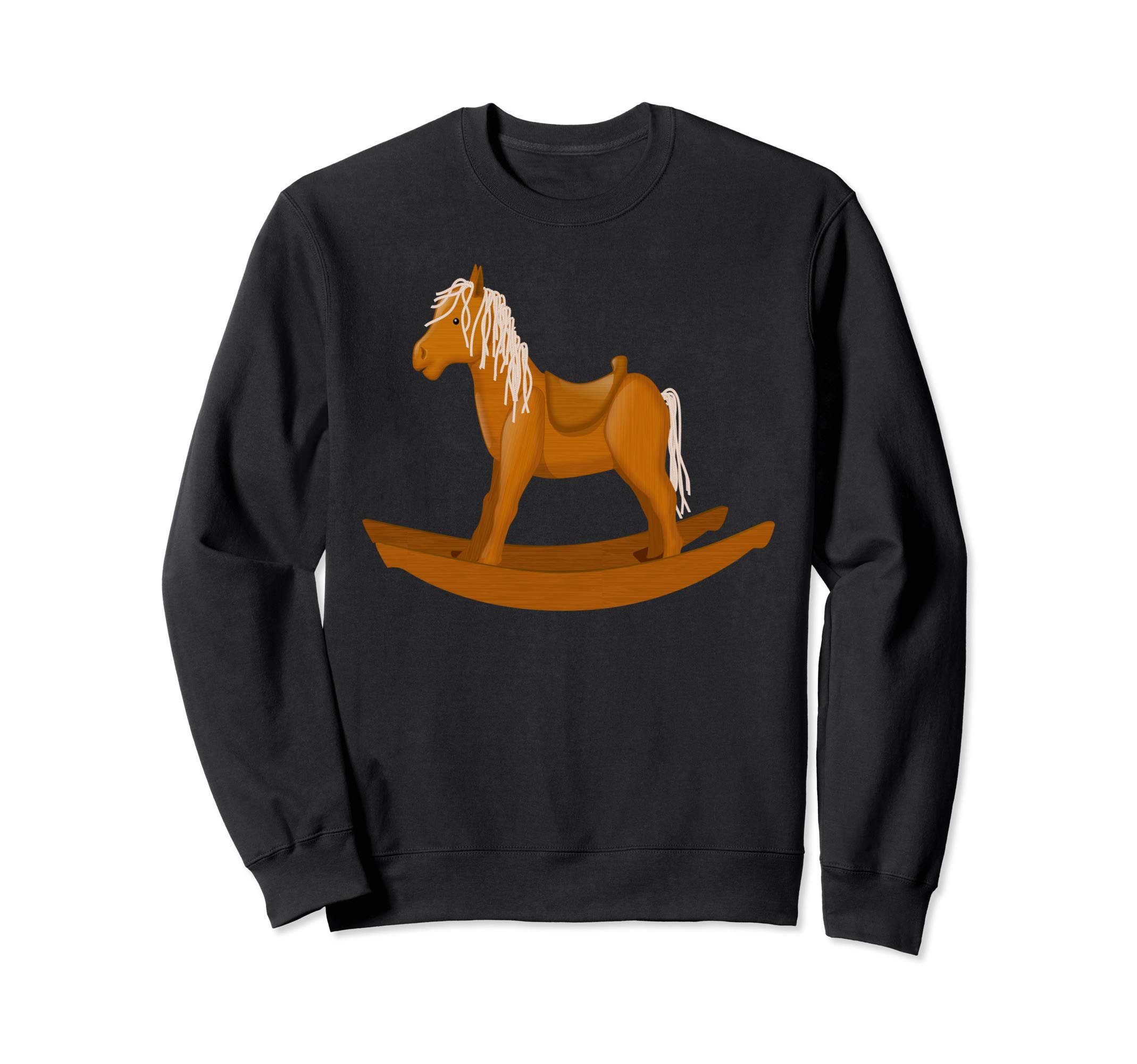 Rocking Horse Rocker Riding Kids Children Sweatshirt