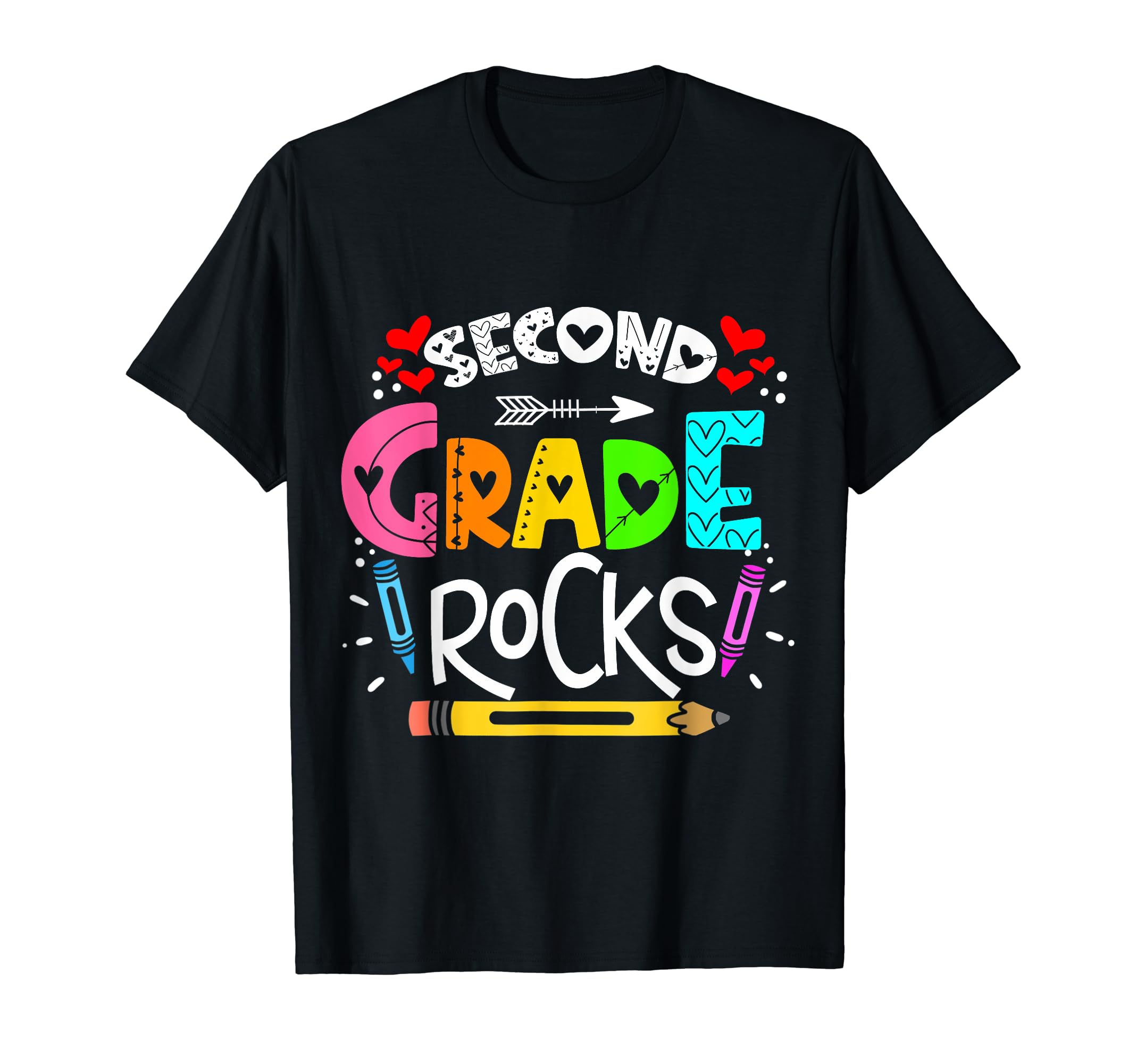2nd grade rocks rocking 2nd grade teacher T-Shirt