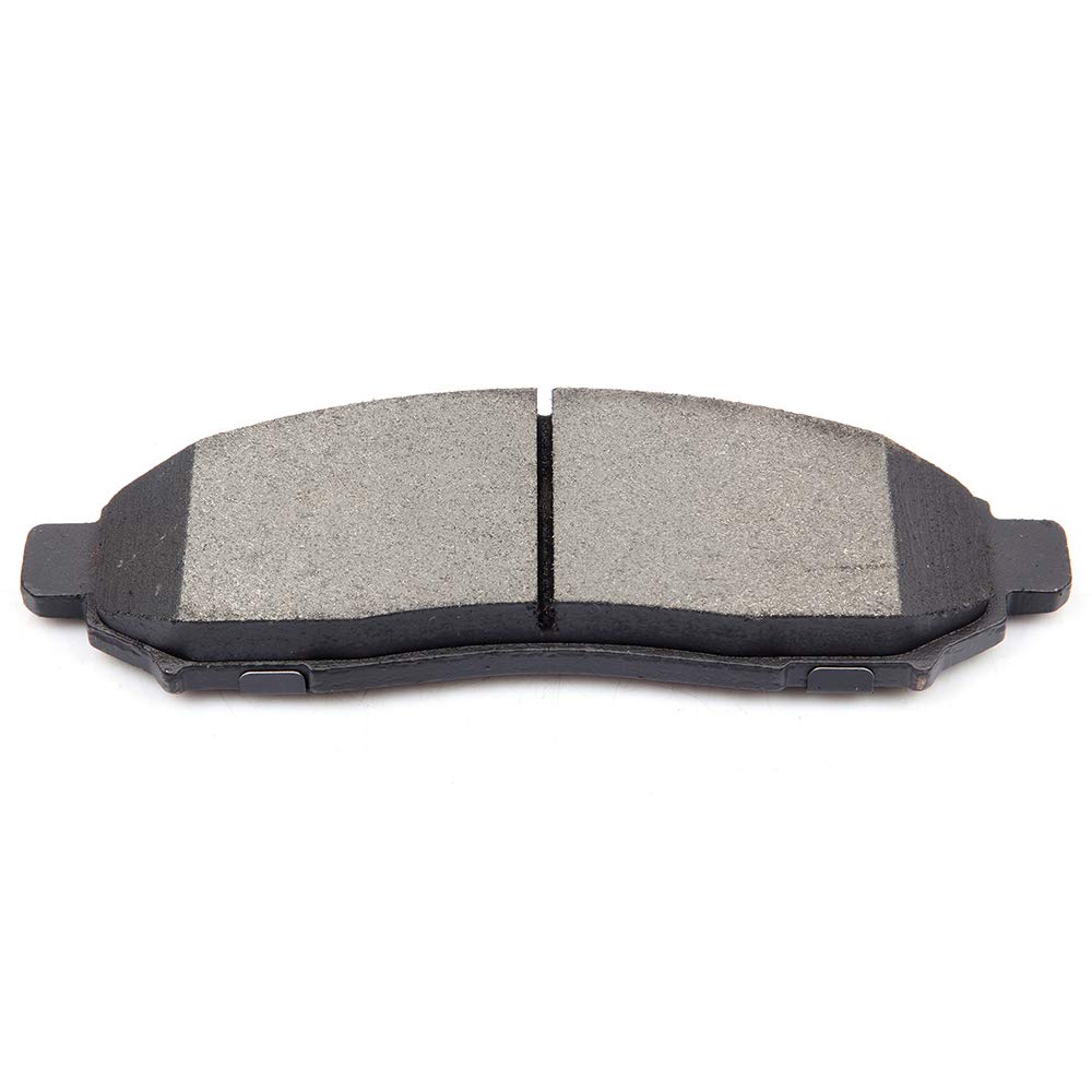 ECCPP Brake Kits, 2pcs Front Brake Rotors and 4pcs Ceramic Brake Pads Set fit for 05-17 for Nissan Frontier,2005-2012 for Nissan Pathfinder,2005-2015 for Nissan Xterra,2009-2012 for Suzuki Equator