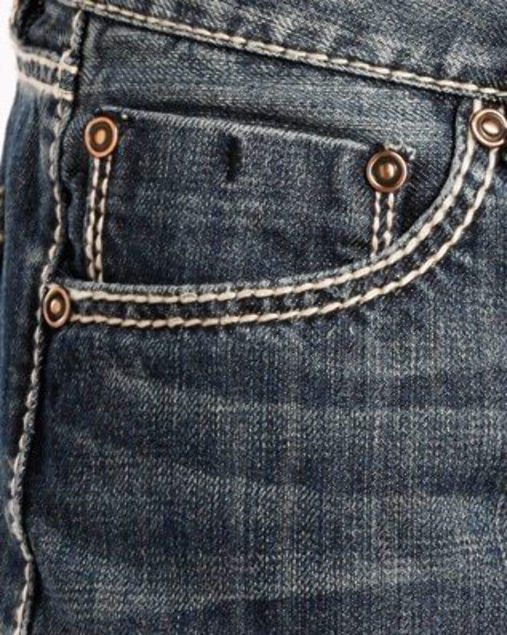 Rock & Roll Denim Relaxed Fit Straight Bootcut Jeans #M0S8553 34 W x 34 L