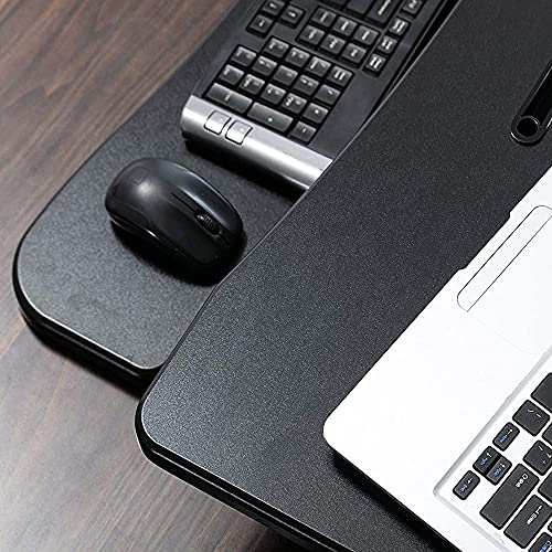 Legend Vansen Adjustable Height Standing Desk Converter Wide Laptop Riser or Dual Monitor Workstation, 32 Inch, Black