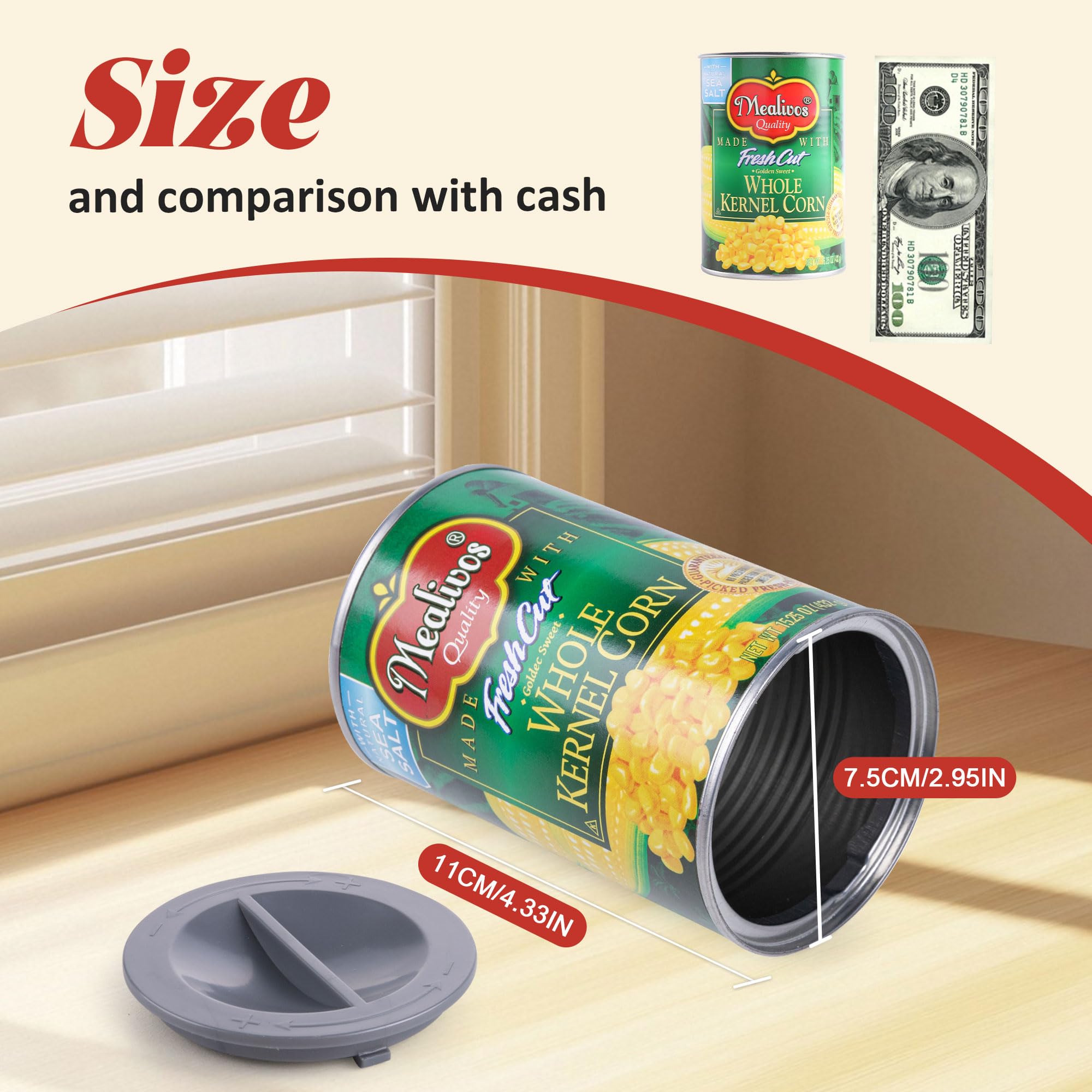 Fake Whole Kernel Corn Can Safes Diversion Secret Stash Safes