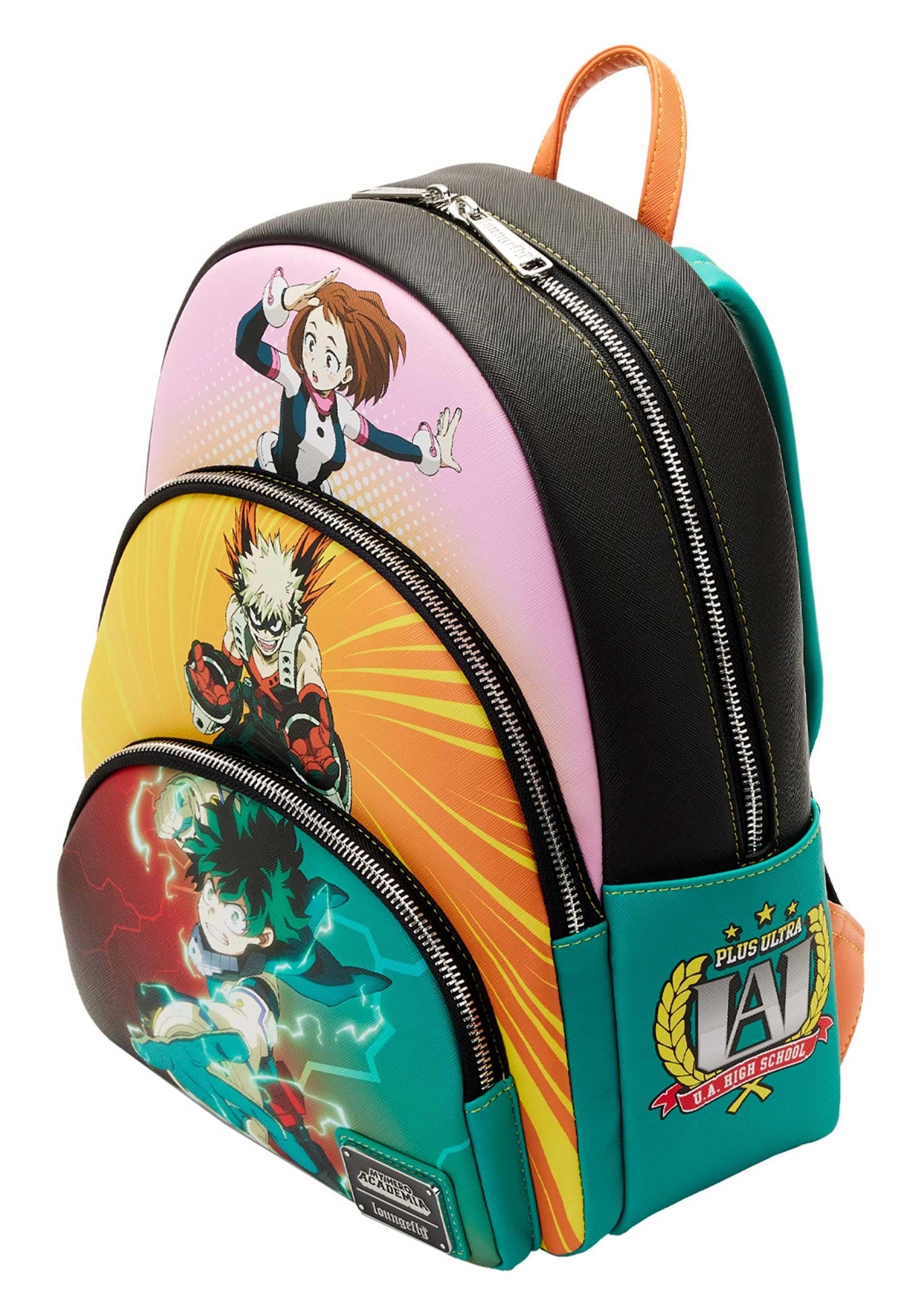 Loungefly My Hero Academia Triple Pocket Scene Mini Backpack