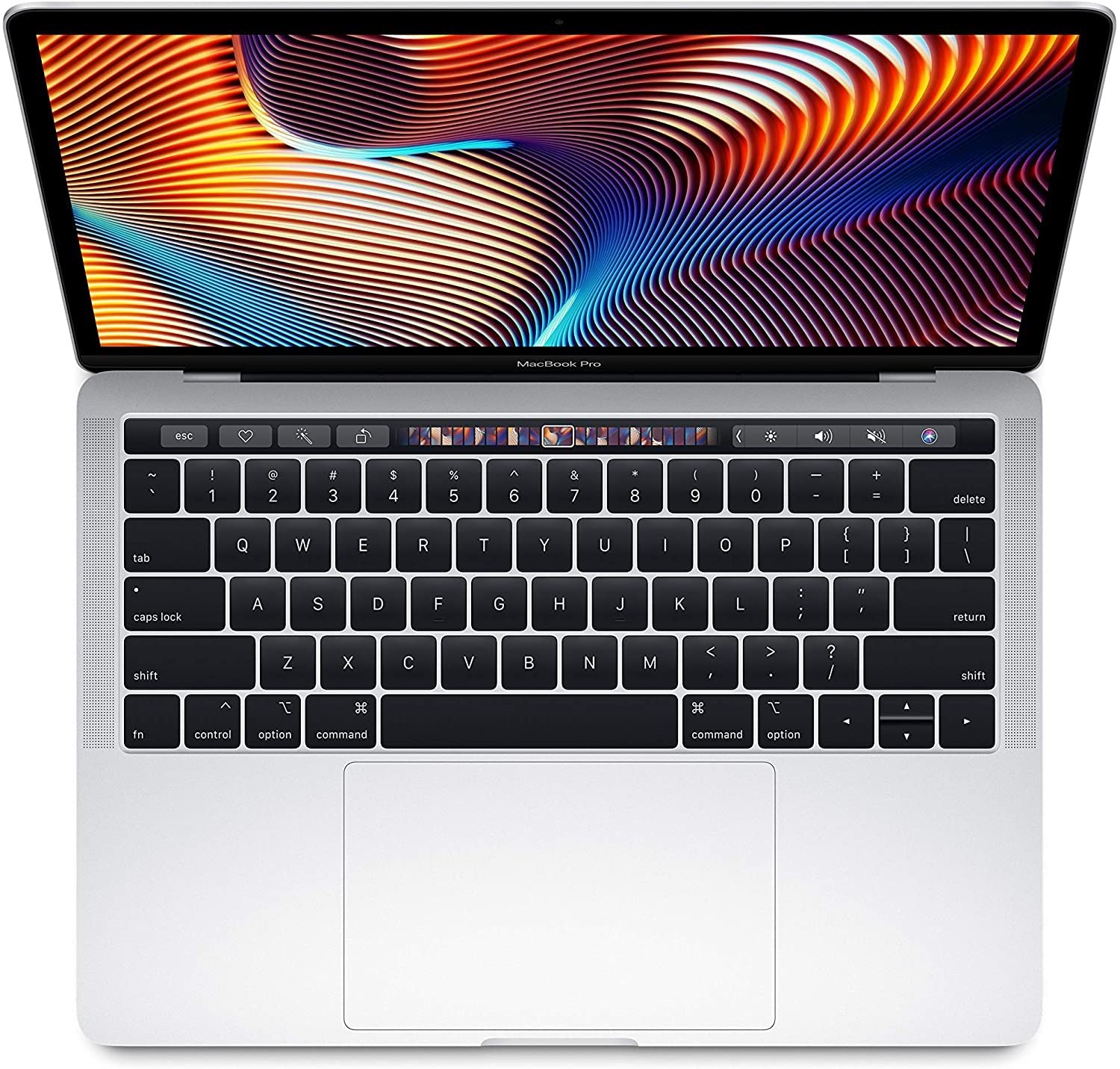 Apple 13 inches MacBook Pro, Retina, Touch Bar, 3.1GHz Intel Core i5 Dual Core, 8GB RAM, 256GB SSD, Silver, MPXX2LL/A (Renewed)