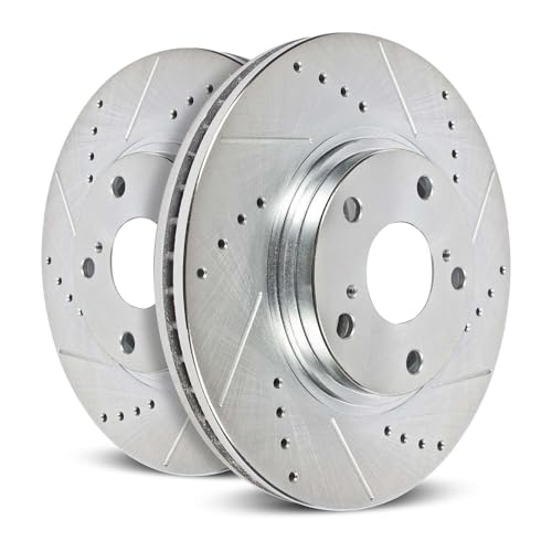 Front Disc Brake Rotor Set Compatible With Nissan Pathfinder 2013 2014 2015 2016 2017 2018 2019 PC-289106