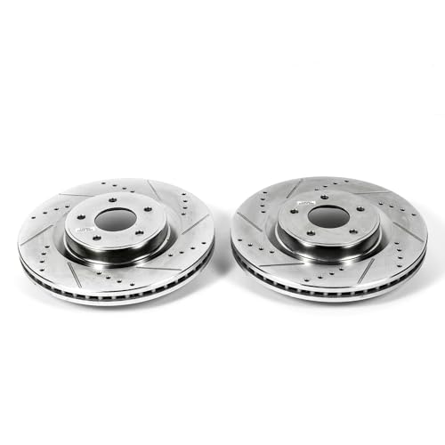 Front Disc Brake Rotor Set Compatible With Nissan Pathfinder 2013 2014 2015 2016 2017 2018 2019 PC-289106