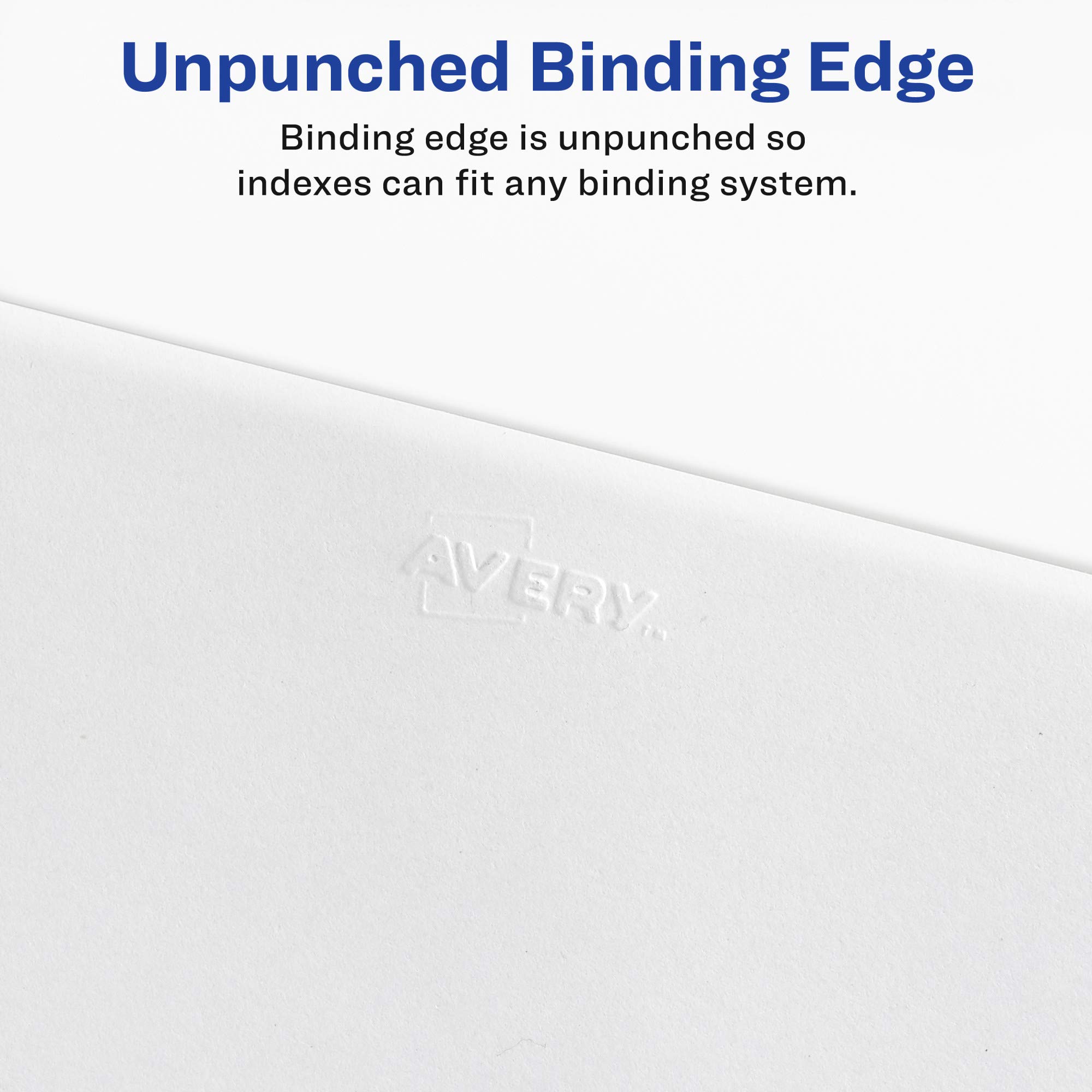 Avery Legal Dividers, Allstate Collated Sets, Letter Size, Side Tab, A-Z, 25 Tabs per Set, 1 Set (01700)