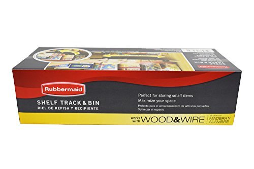 Rubbermaid Pantry Organization Shelf Track and Bin