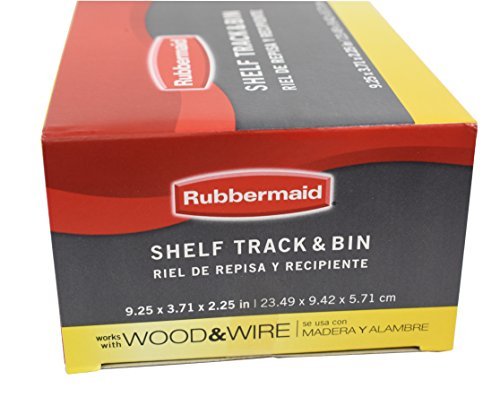 Rubbermaid Pantry Organization Shelf Track and Bin