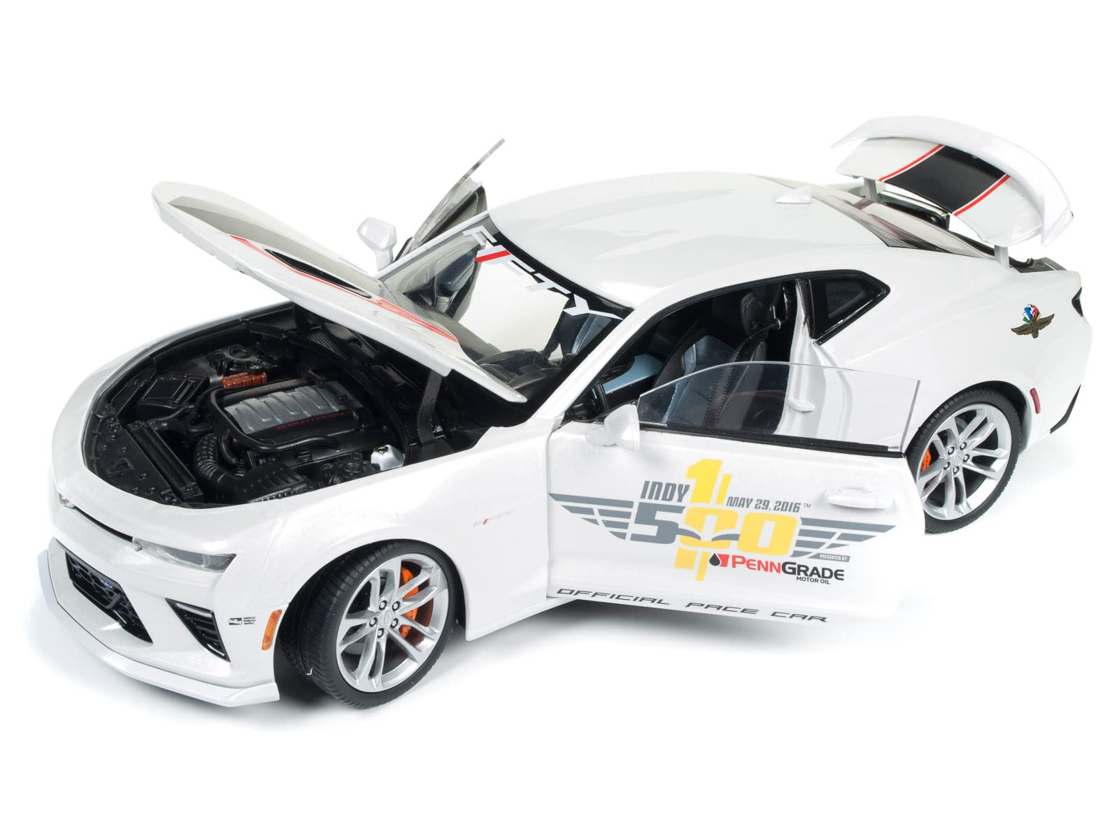 Autoworld AW236 2017 Chevrolet Camaro SS Indy Pace Car 50th Anniversary Limited Edition to 1002pcs 1/18 Diecast Car Model
