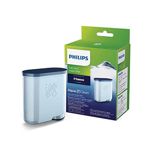 Philips Kitchen Appliances Phlips 4300 Fully Automatic Espresso Machine with LatteGo, CR, EP4347/94 and Saeco AquaClean Filter Single Unit, CA6903/10