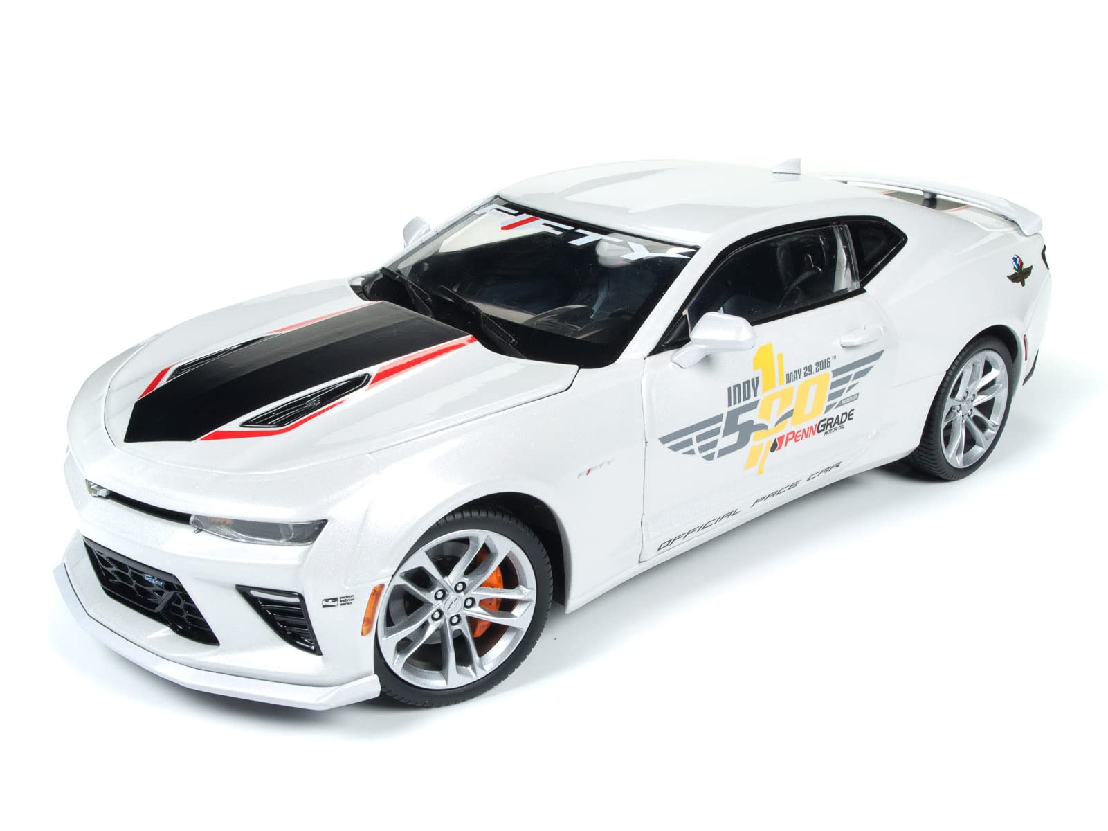 Autoworld AW236 2017 Chevrolet Camaro SS Indy Pace Car 50th Anniversary Limited Edition to 1002pcs 1/18 Diecast Car Model