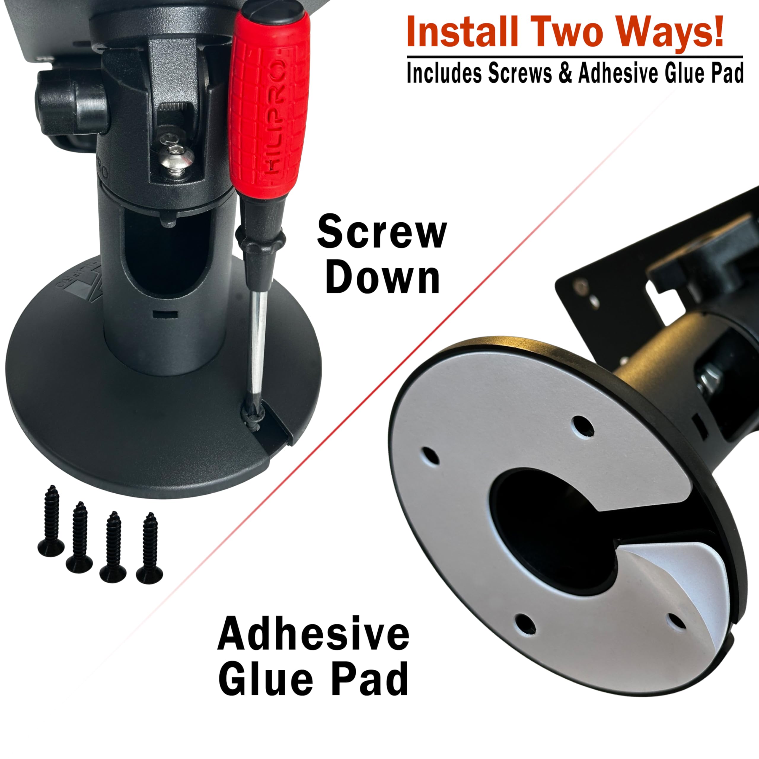 Hilipro Swivel Stand for Dejavoo Z8 & Z11 Credit Card Payment Machine Terminal - Complete Pos Kit - Dejavoo Point of Sale Stand