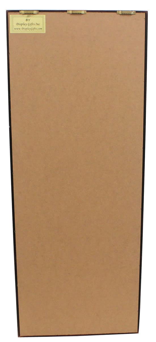 1/24 - 1/18 Scale Diecast Wheels Model 8 Cars Display Case Cabinet Holder Holds - Mahogany Finish (Mahogany Finish)