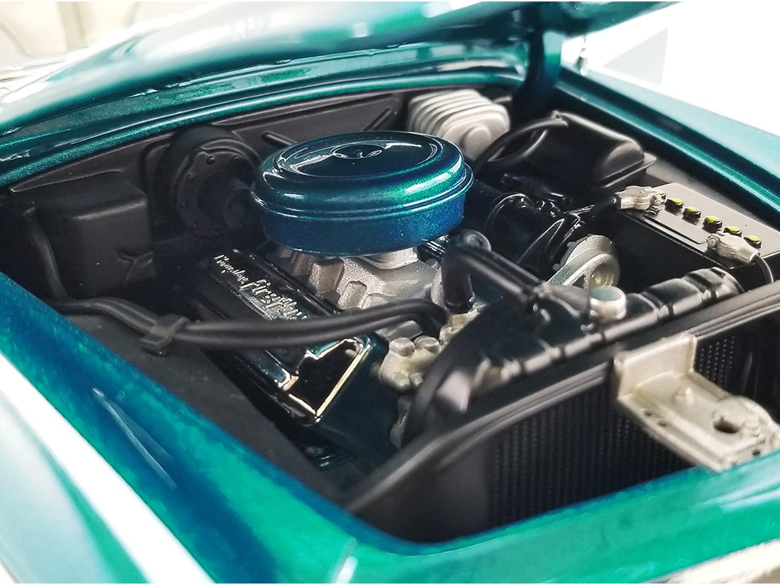 1956 Chrysler New Yorker St. Regis Custom Mint Green Met. w/White & Green Interior Ltd Ed to 198 pcs 1/18 Diecast Model Car by Acme A1809008