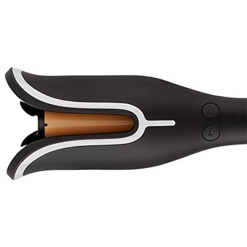 CHI Spin N Curl Ceramic Rotating Curling Iron | 1.25” Curling Iron | Ideal for Shoulder-Length Hair Between 6-16" | Include Cleaning Tool | Matte Black