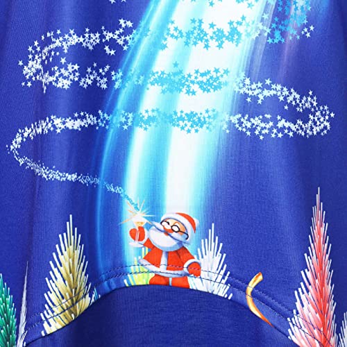 Women's Long Sleeve Oversized Crew Neck Solid Color Knit Pullover Sweater Tops V Neck Lantern Long Sleeve Blouse Hollow Out Casual Shirts Tops A200084 Blue