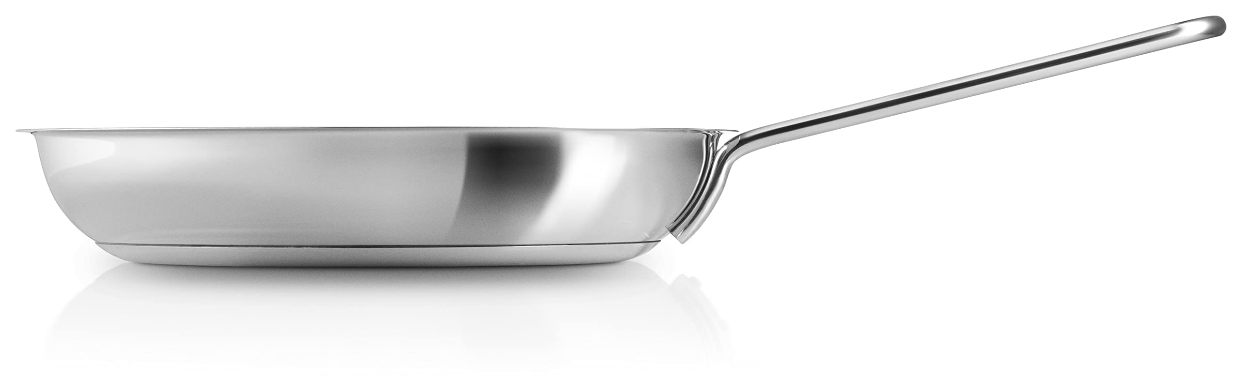 EVA-TRIO Frying Pan Ø24 SS Honeycomb With "Waffle Base" - A Special Pattern That Prevents Food From Baking Stainless Steel