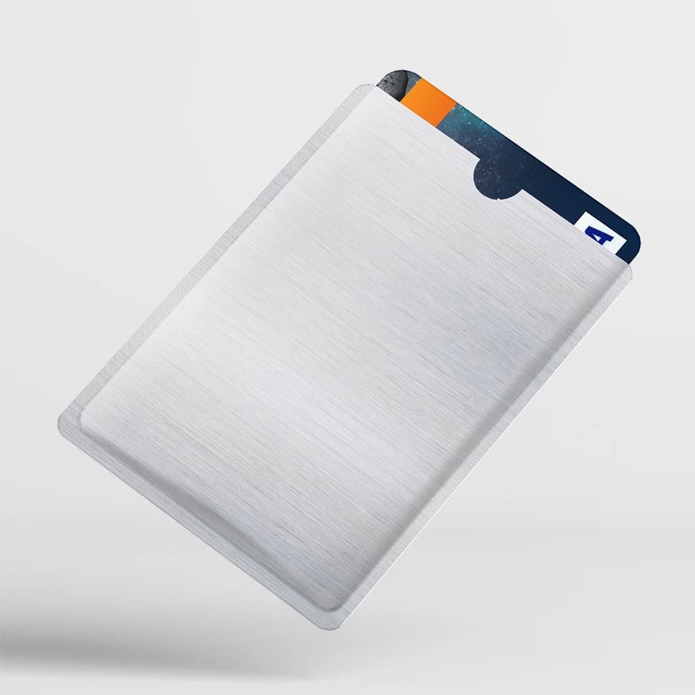 RFID Blocking Sleeve Anti Theft Credit Card & Passport Holder Wallet Pocket - To protect your valuable information from theft (6 Credit Card and 3 Passport Holder)