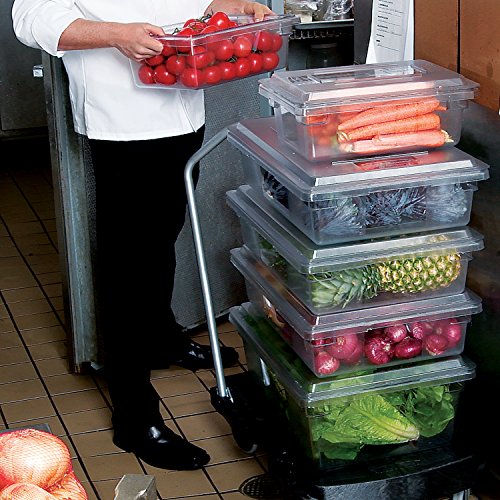 Rubbermaid Commercial Products Food Storage Box Lid for 2, 3.5, and 5 Gallon Sizes, Clear (FG331000CLR)