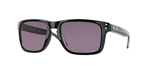Oakley Men's OO9417 Holbrook XL Square Sunglasses, Polished Black/Prizm Grey, 59 mm