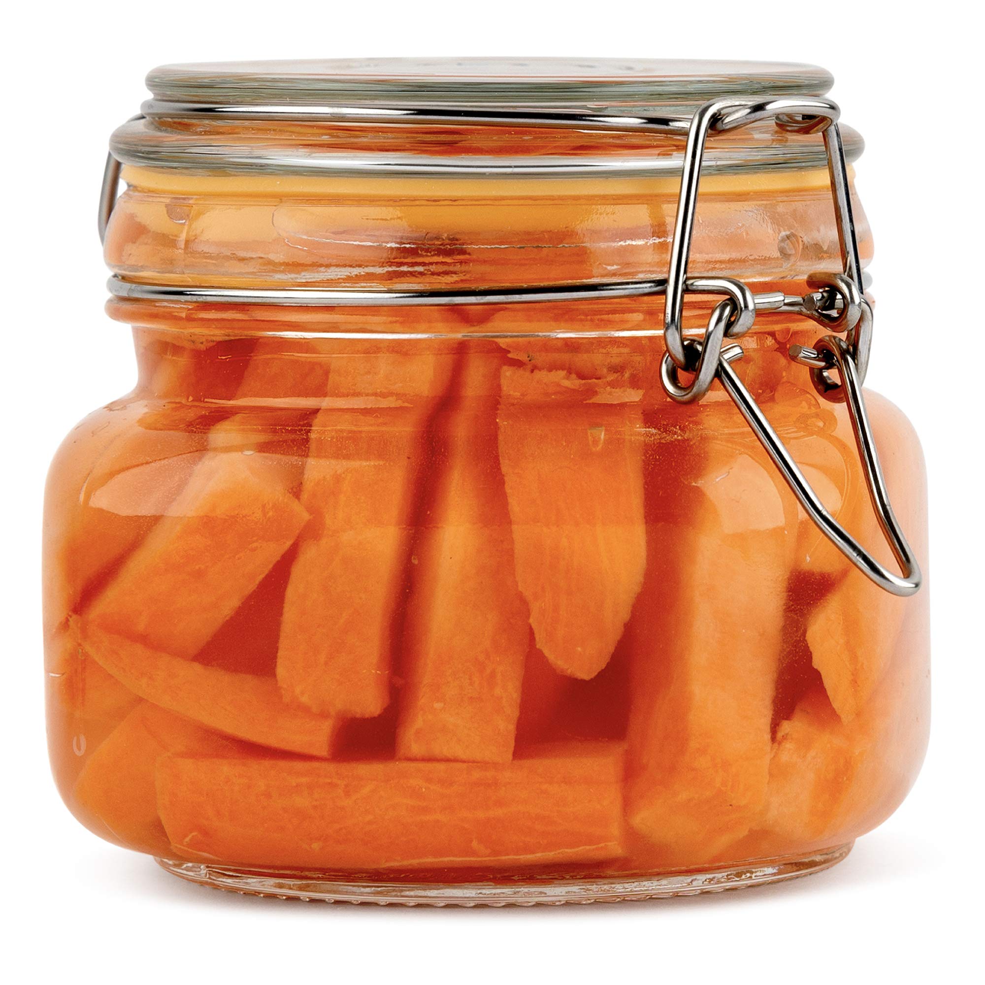 Galashield Glass Jars with Lids 16 oz Food Storage Jars with Airtight Lids Leak Proof Glass Canisters Kitchen Jars