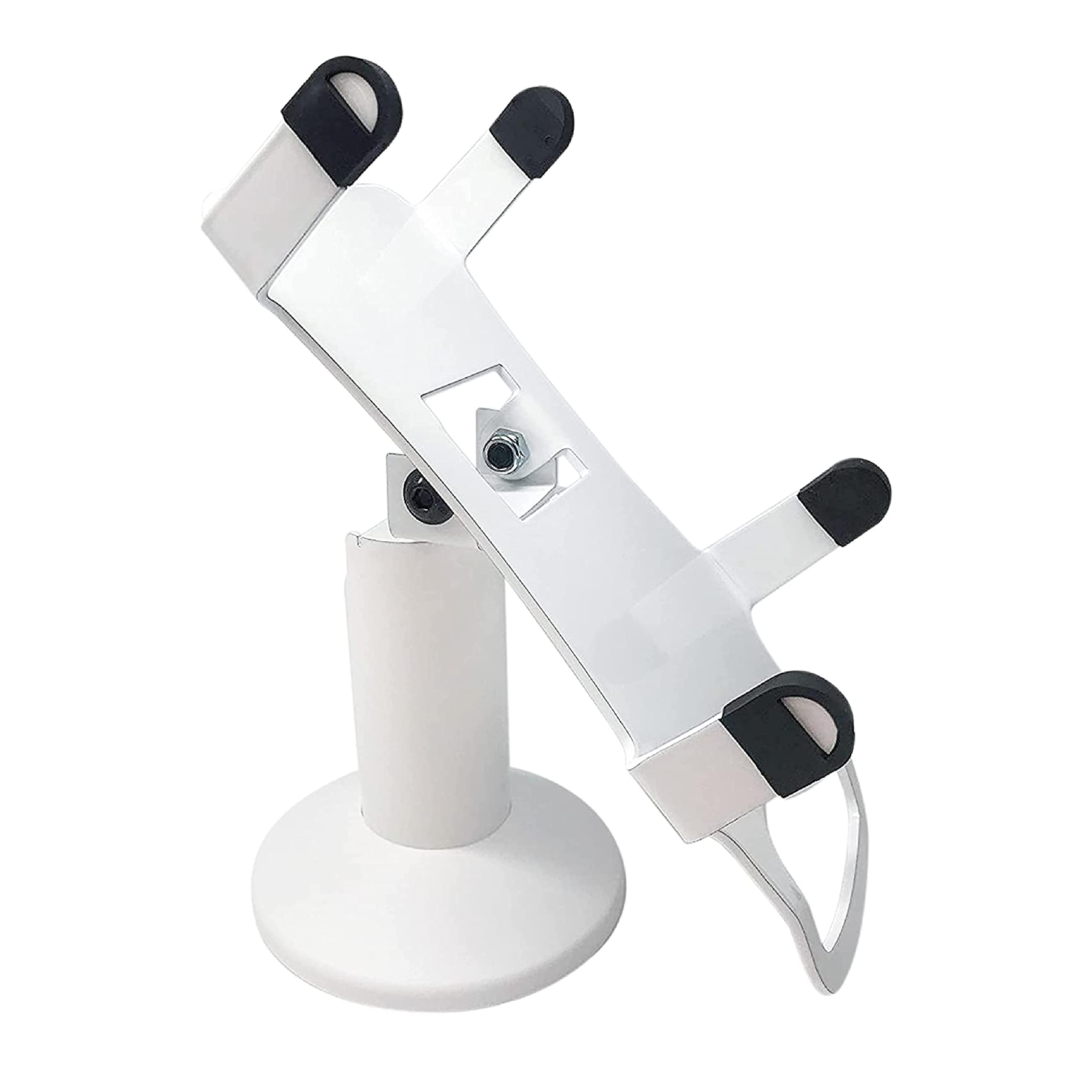 Discount Credit Card Supply Valor Paytech Low Profile Swivel and Tilt Terminal Stand, Screw-in or Adhesive, White